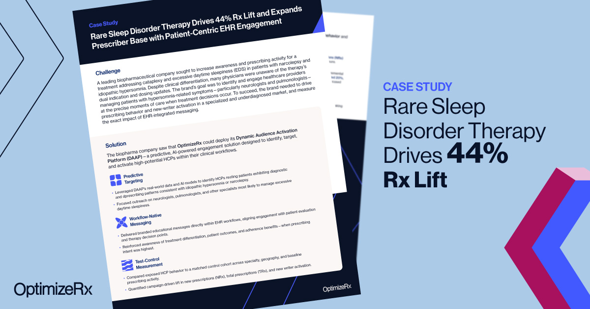 Chronic Care Therapy Gains 4% Script Lift from EHR Patient Engagement